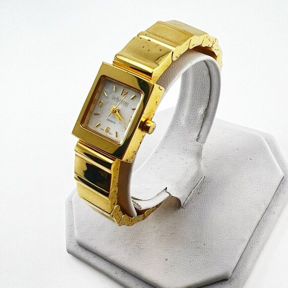 Joan Rivers | Accessories | Joan Rivers Watch Gold Tone Cuff Chain Link ...